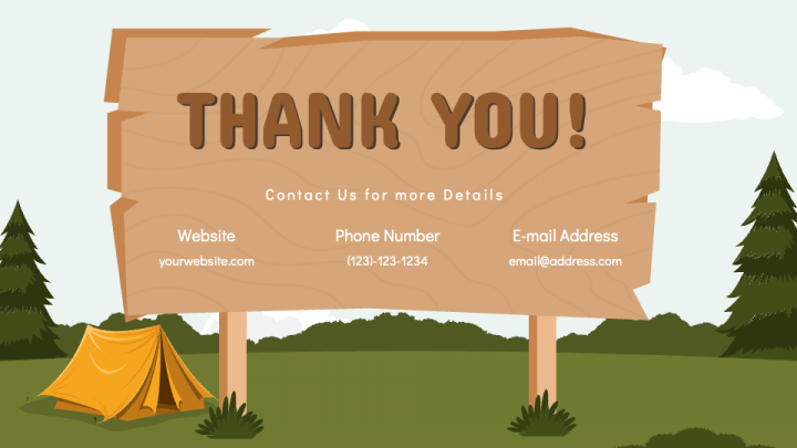 Free - Summer Camp Theme for PowerPoint and Google Slides - PPT Slides