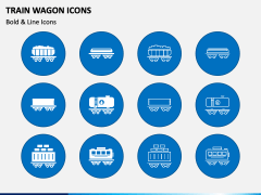 Train Wagon Icons for PowerPoint and Google Slides - PPT Slides