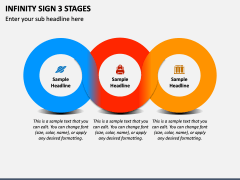 Infinity Sign 3 Stages for PowerPoint and Google Slides - PPT Slides