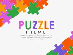 Free - Puzzle Presentation Theme for PowerPoint and Google Slides