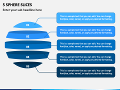 5 Sphere Slices PowerPoint Template - PPT Slides