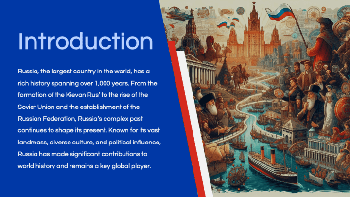 Free - History of Russia PowerPoint and Google Slides Template - PPT Slides