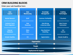 CRM Building Blocks PowerPoint and Google Slides Template - PPT Slides