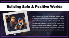 Free - Roblox Theme for PowerPoint and Google Slides - PPT Slides