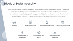 Social Inequality PowerPoint and Google Slides Template - PPT Slides