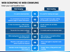 Web Scraping Vs Web Crawling PowerPoint and Google Slides Template - PPT Slides