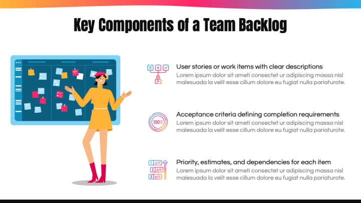 Team Backlog PowerPoint and Google Slides Template - PPT Slides