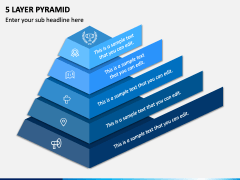 5 Layer Pyramid PowerPoint Presentation Slides - PPT Template