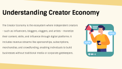 Creator Economy PowerPoint and Google Slides Template - PPT Slides