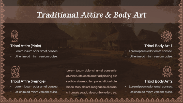 Free - Tribal Culture Presentation Theme for PowerPoint and Google ...