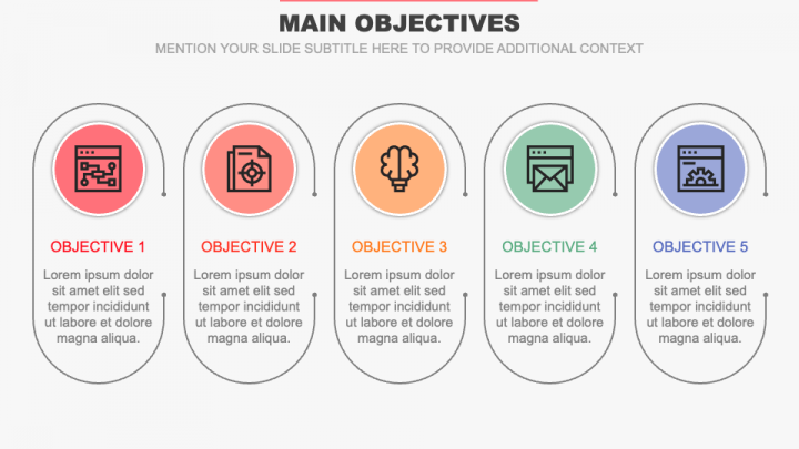 Main Objectives PowerPoint and Google Slides Template - PPT Slides