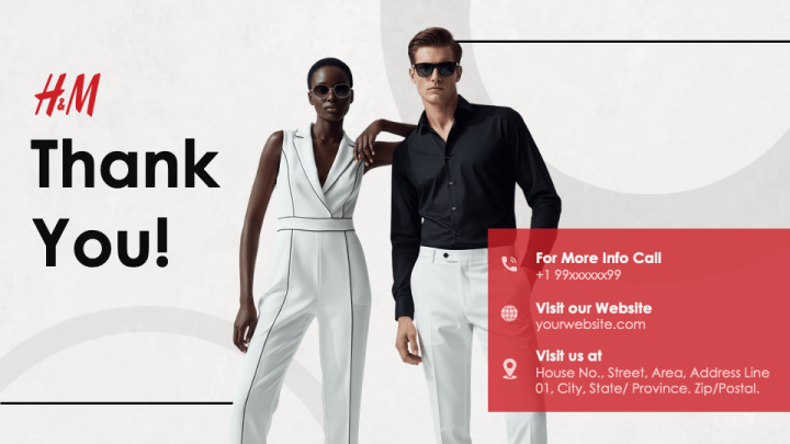 H&M Case Study PowerPoint and Google Slides Template - PPT Slides