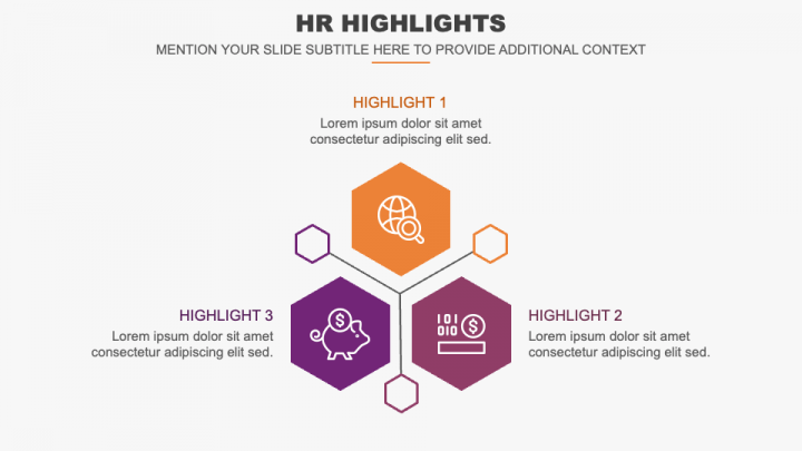 HR Highlights PowerPoint and Google Slides Template - PPT Slides