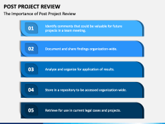 Post Project Review PowerPoint and Google Slides Template - PPT Slides