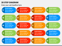 20 Step Diagram for PowerPoint and Google Slides - PPT Slides