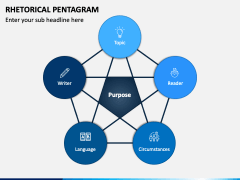 Rhetorical Pentagram PowerPoint and Google Slides Template - PPT Slides