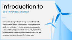 Sustainable Energy PowerPoint and Google Slides Template - PPT Slides
