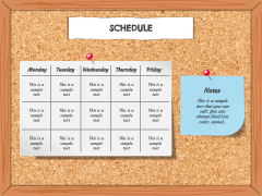 Free Cork Board Presentation Theme for PowerPoint and Google Slides