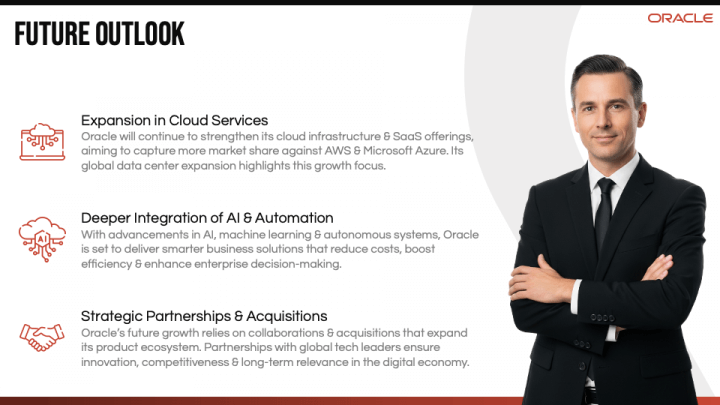 Free - Oracle Case Study PowerPoint and Google Slides Template - PPT Slides
