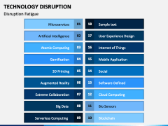 Technology Disruption PowerPoint and Google Slides Template - PPT Slides
