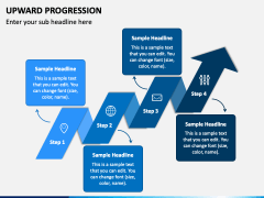 Upward Progression PowerPoint and Google Slides Template - PPT Slides