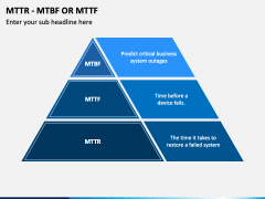 MTTR MTBF or MTTF PowerPoint and Google Slides Template - PPT Slides