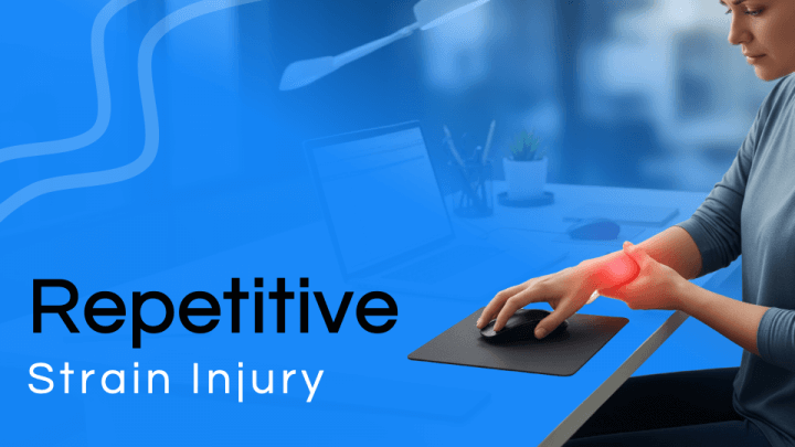 Repetitive Strain Injury PowerPoint and Google Slides Template - PPT Slides