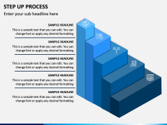 Step Up Process PowerPoint and Google Slides Template - PPT Slides