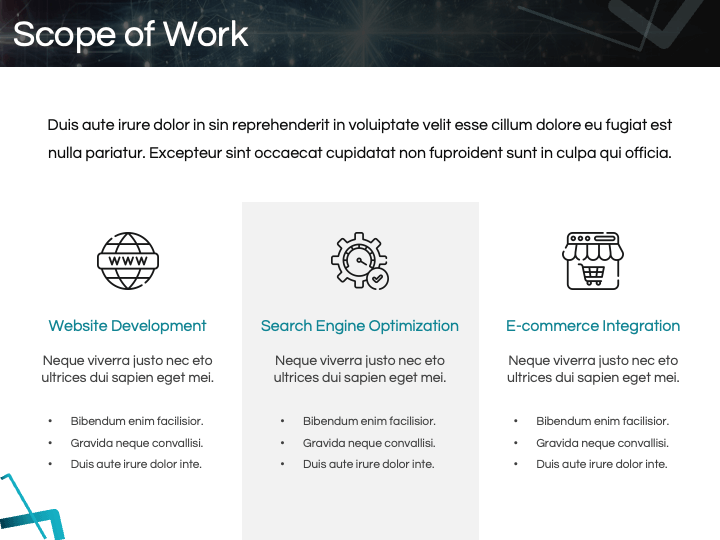 Web Project Proposal PowerPoint and Google Slides Template - PPT Slides