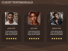 Free - Hair Stylist Portfolio PowerPoint Template and Google Slides Theme