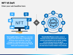 NFT Vs DeFi PowerPoint and Google Slides Template - PPT Slides