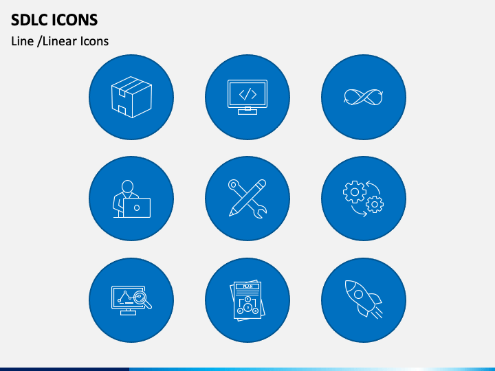 SDLC Icons for PowerPoint and Google Slides - PPT Slides