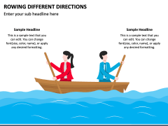 Rowing Different Directions for PowerPoint and Google Slides - PPT Slides