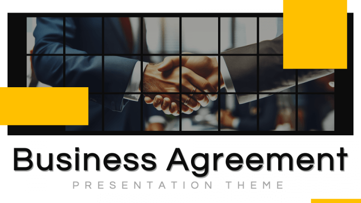 Business Agreement PowerPoint and Google Slides Template - PPT Slides