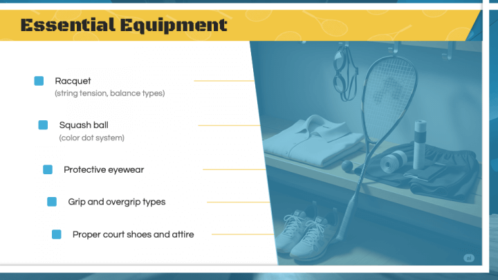 Free - Squash Theme for PowerPoint and Google Slides - PPT Slides