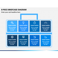 Briefcase Icons PowerPoint Template - PPT Slides