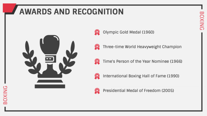 Free - Muhammad Ali PowerPoint and Google Slides Template - PPT Slides