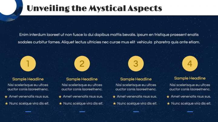 Free - Starry Night Background Theme for PowerPoint and Google Slides ...