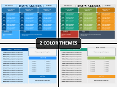 Daily Agenda PowerPoint and Google Slides Template - PPT Slides