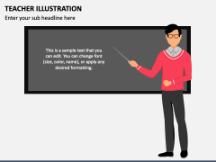 Teacher Illustration for PowerPoint and Google Slides - PPT Slides