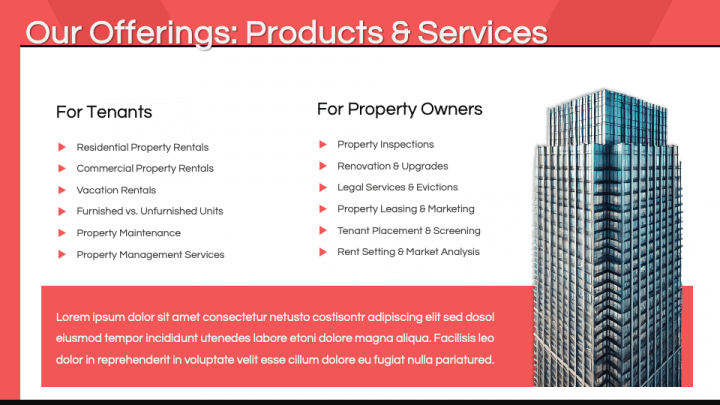 Rental Property Business Plan PowerPoint and Google Slides Template ...