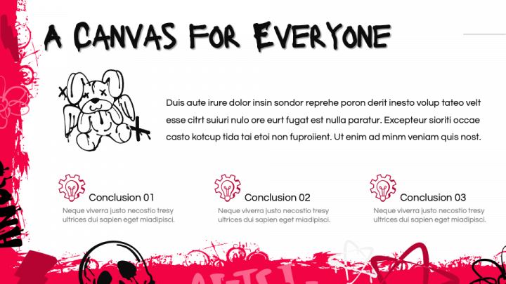 Free - Graffiti Style Theme for PowerPoint and Google Slides - PPT Slides