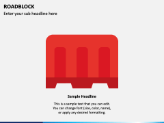 Roadblock for PowerPoint and Google Slides - PPT Slides