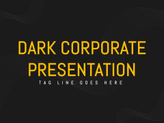 Dark Corporate Theme for PowerPoint and Google Slides - PPT Slides