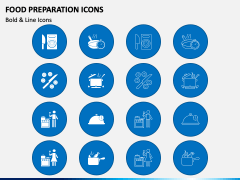 Food Preparation Icons for PowerPoint and Google Slides - PPT Slides