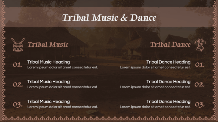 Free - Tribal Culture Presentation Theme for PowerPoint and Google ...