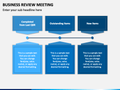 Business Review Meeting PowerPoint and Google Slides Template - PPT Slides