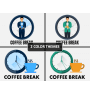 Coffee Icons PowerPoint Template - PPT Slides | SketchBubble