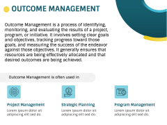 Outcome Management PowerPoint and Google Slides Template - PPT Slides