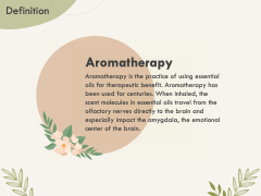 Aromatherapy PowerPoint and Google Slides Template - PPT Slides